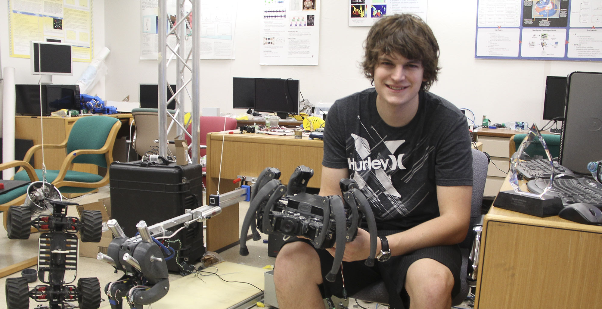 UA Engineering Robotics Whizz Named Student of the Year | News ...